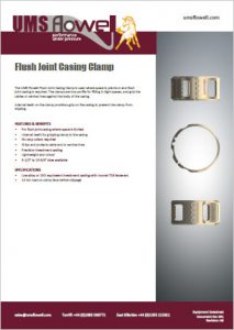 Flush Joint Casing Clamp – UMS Flowell